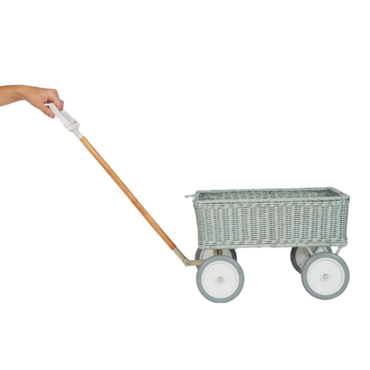 Kids Olli Ella Rattan Wonder Wagon - Vintage Blue | Garmentory