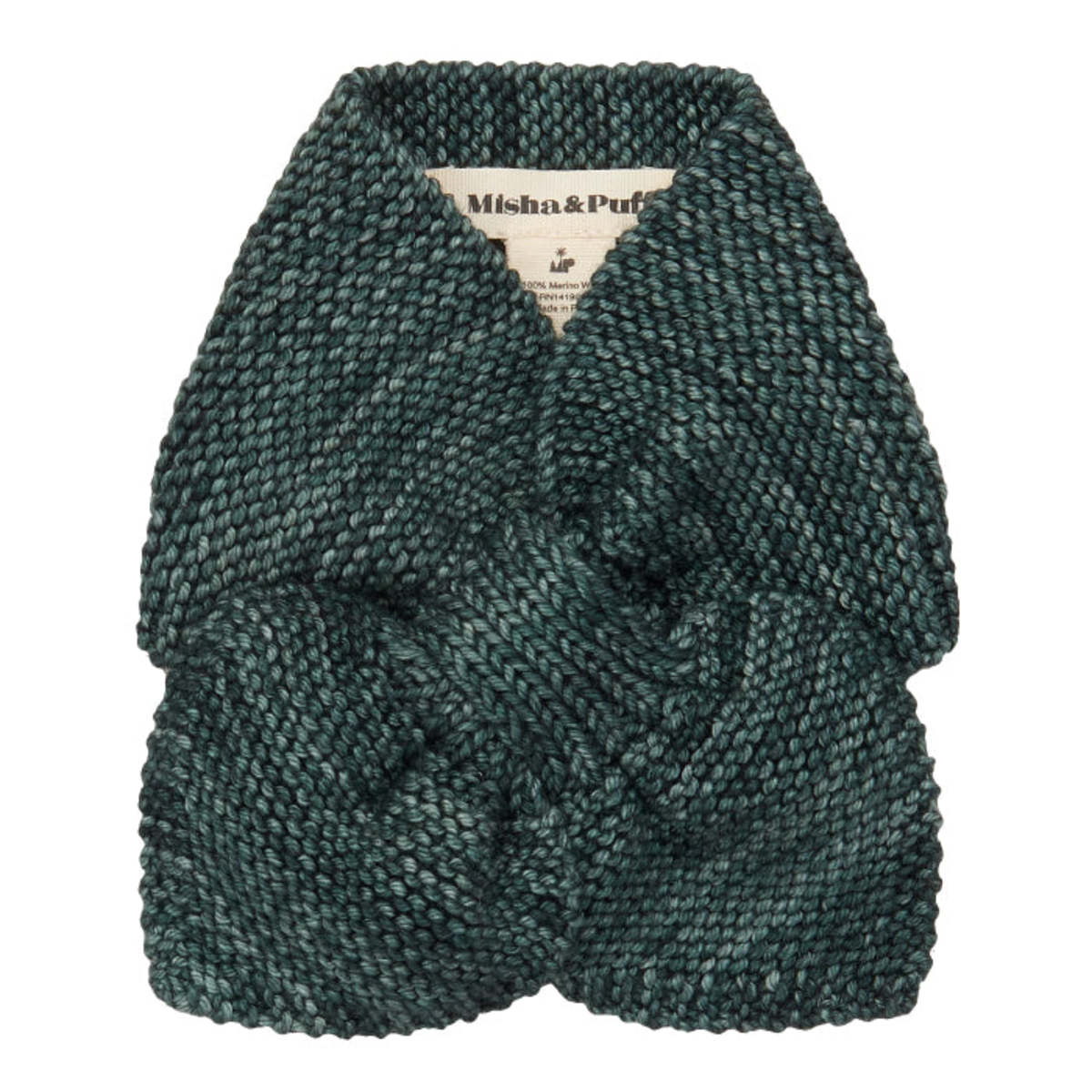 Kids Misha & Puff Sledding Scarf - Camp Green | Garmentory