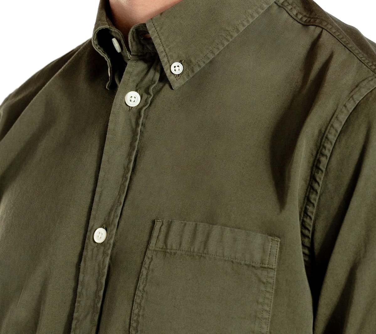Norse Projects Anton Light Twill - Olive | Garmentory