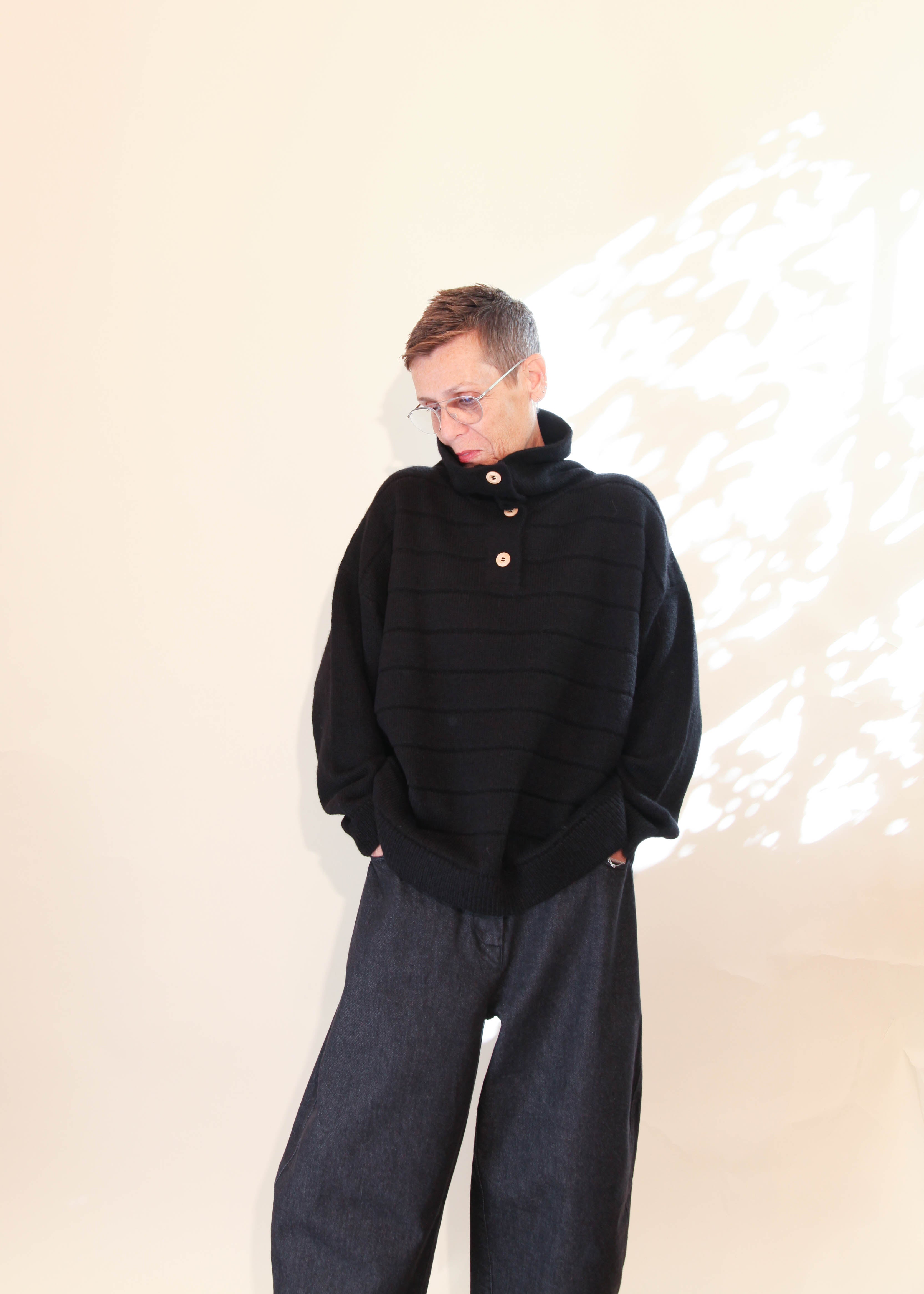 Wol Hide Quilted Anorak Pullover - Onyx | Garmentory