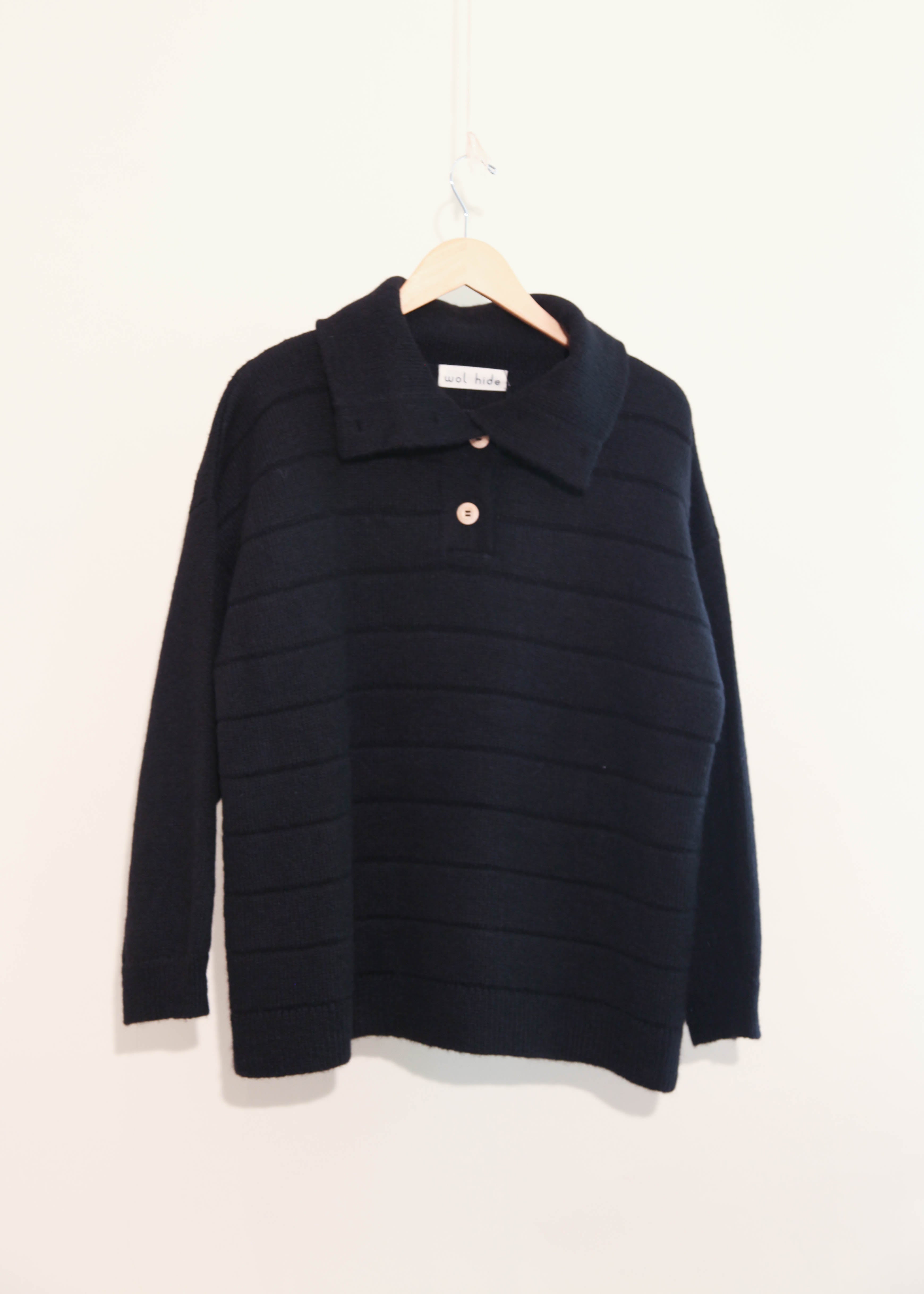 Wol Hide Quilted Anorak Pullover - Onyx | Garmentory