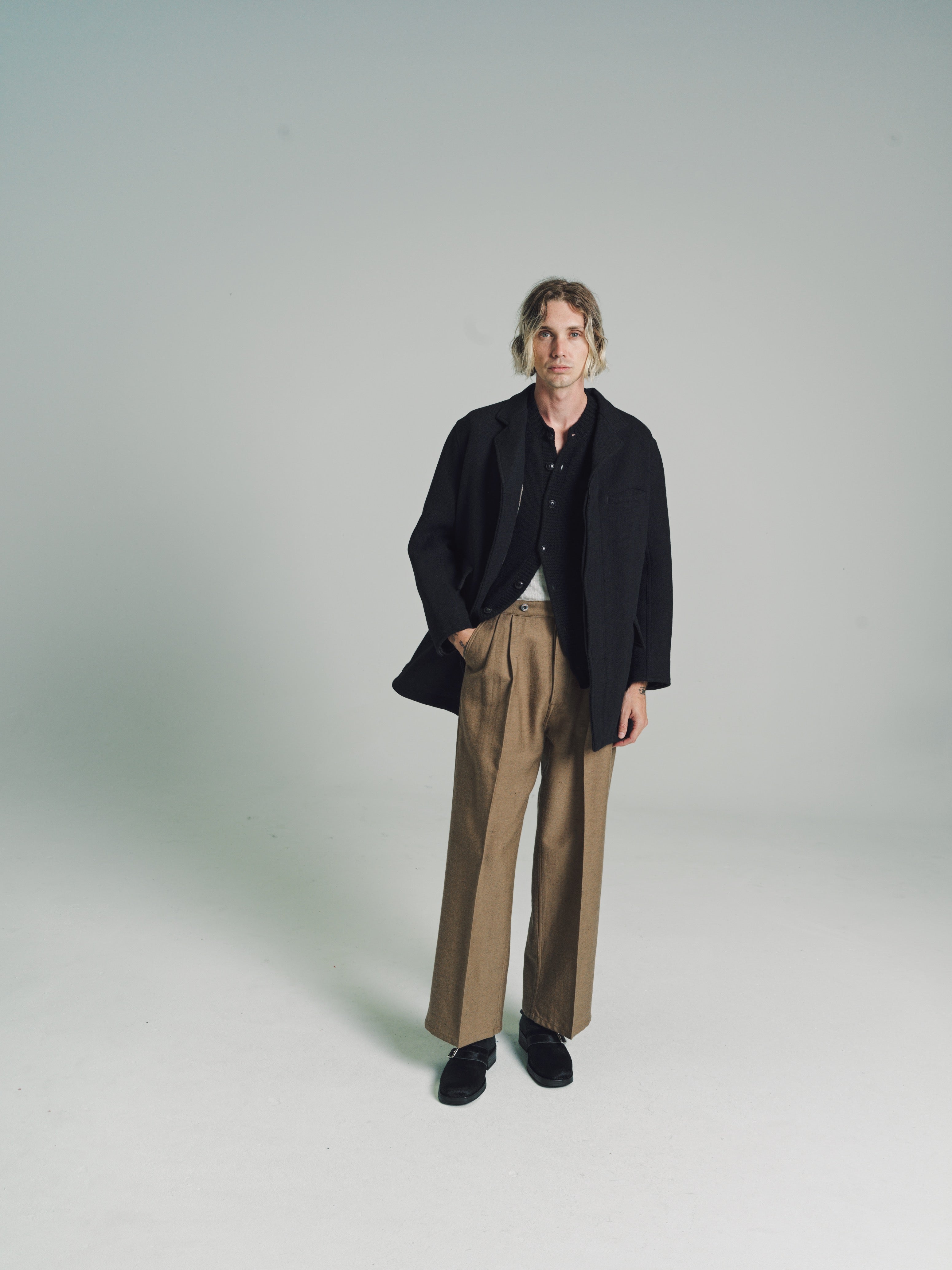 Taiga Takahashi Wool Atelier Coat - Black | Garmentory