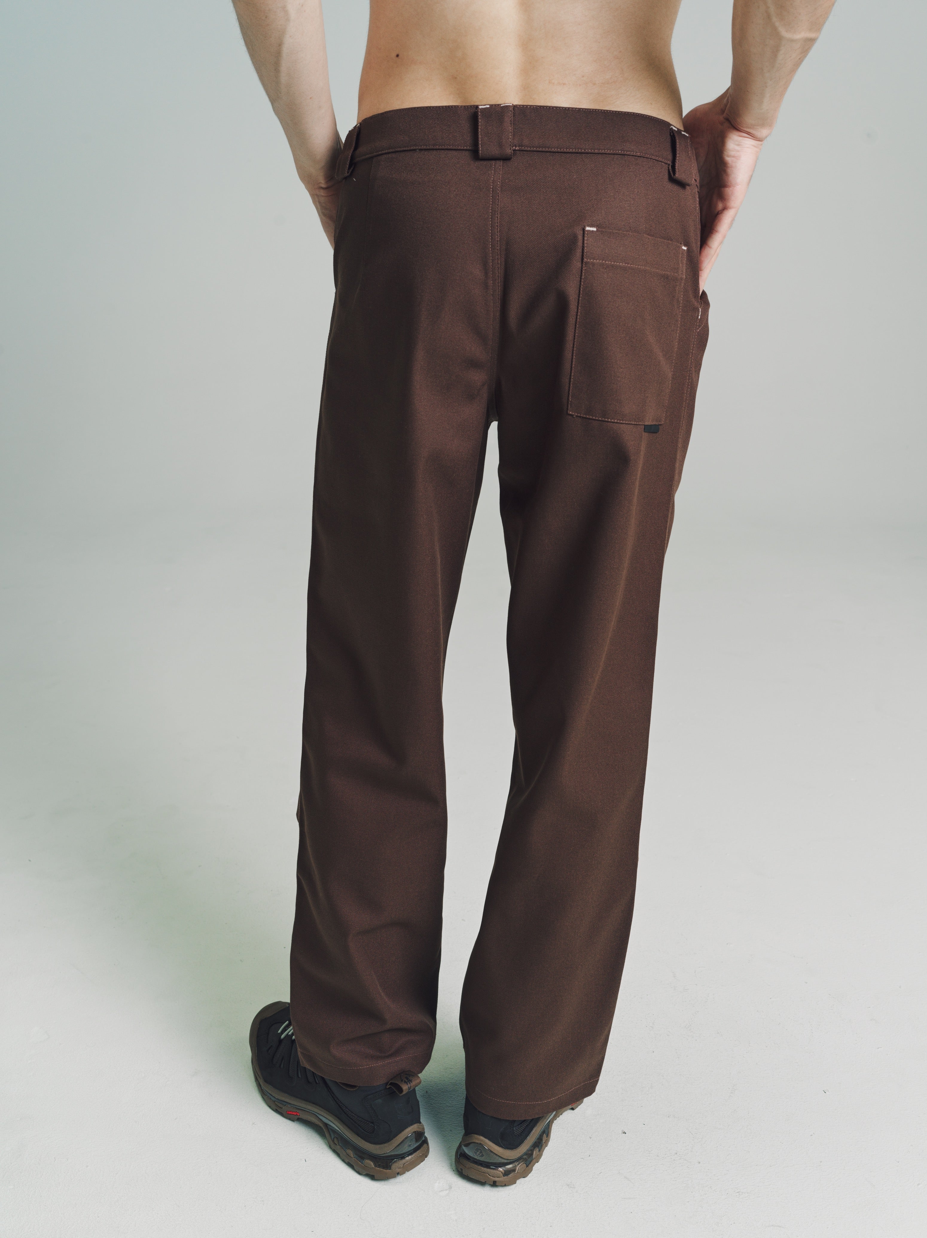 GR10K Pecans Replicated Klopman Pants - Brown | Garmentory