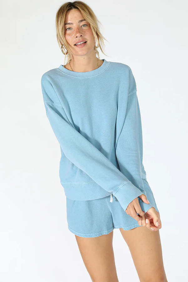 Perfect White Tee Tyler Sweatshirt - Arctic Blue | Garmentory