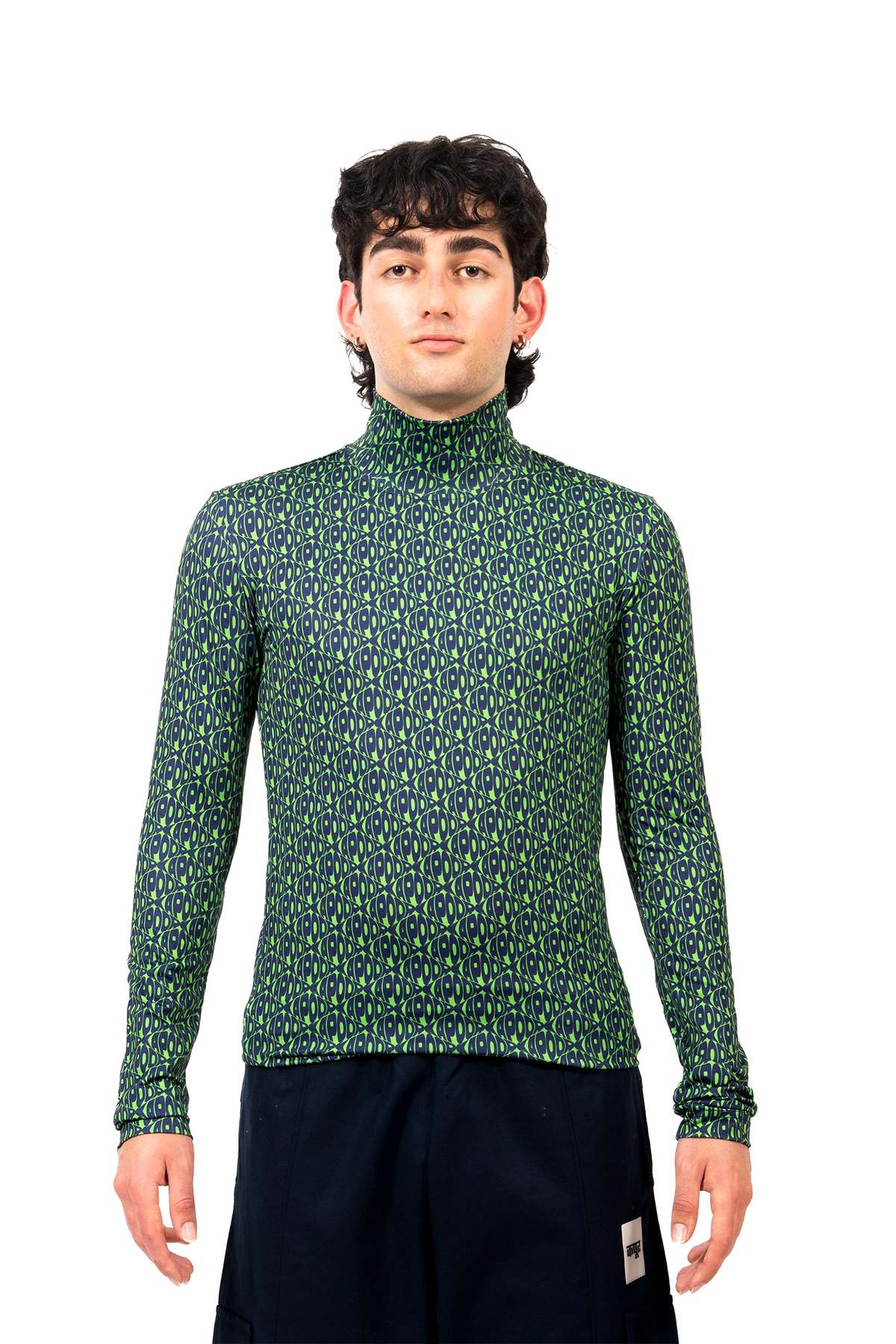 Dhruv Kapoor Logo Print Turtleneck | Garmentory