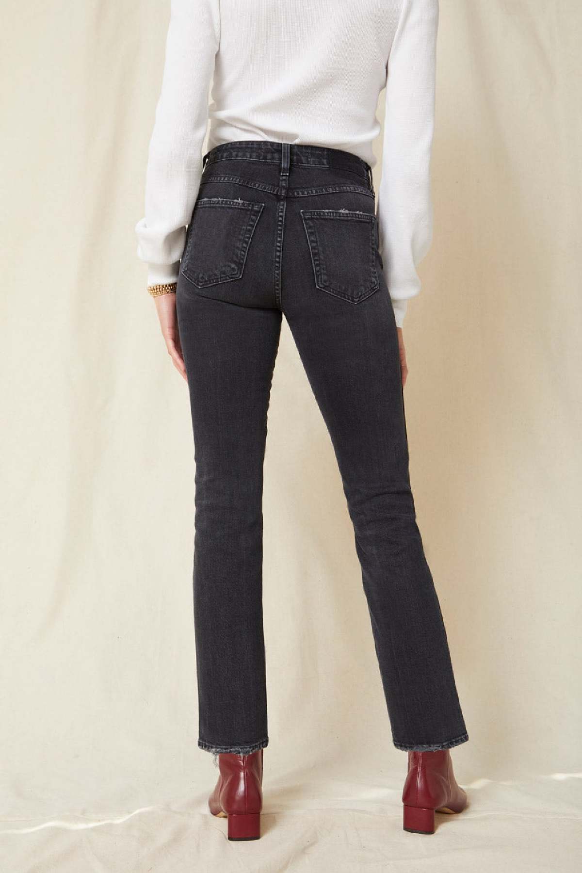 AMO Chloe Crop - Coal | Garmentory