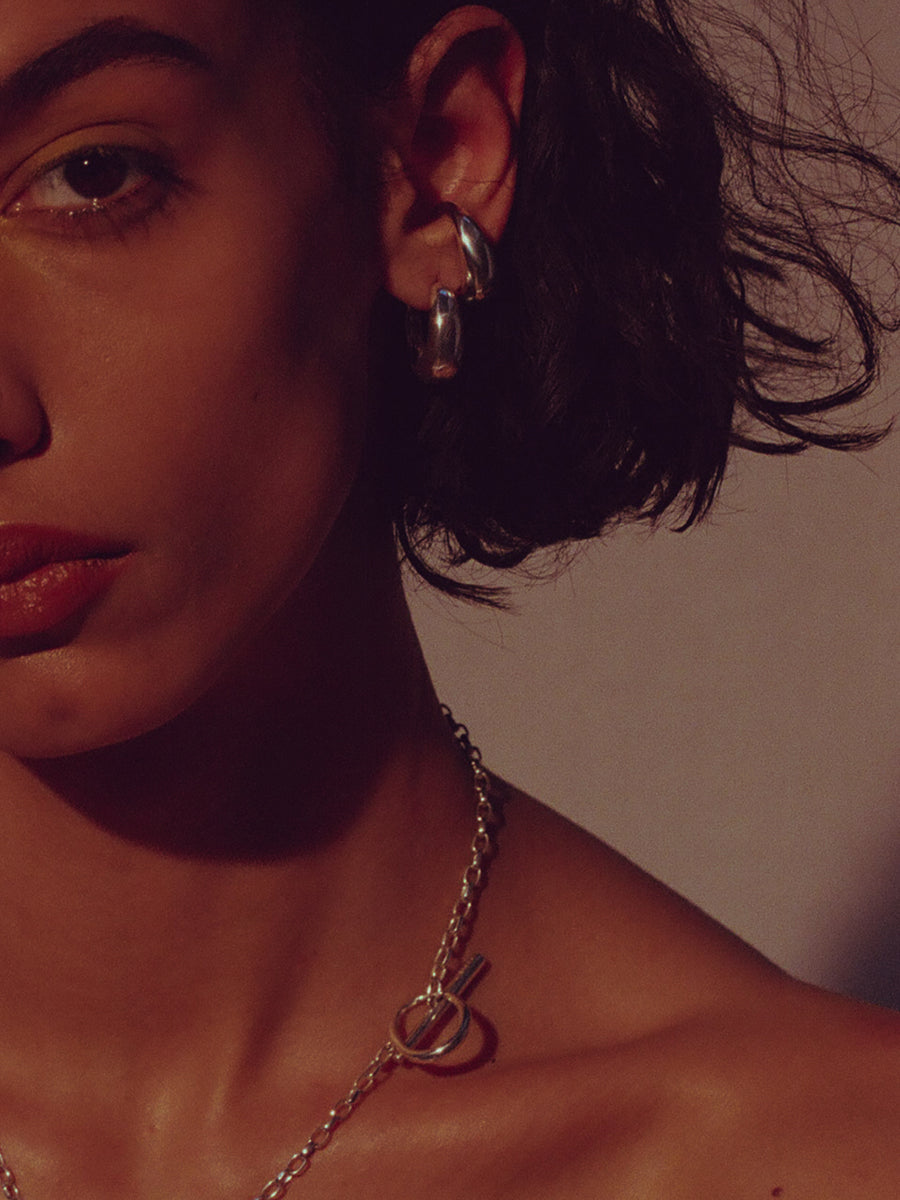 FARIS Grosso Ear Cuff - Sterling Silver | Garmentory