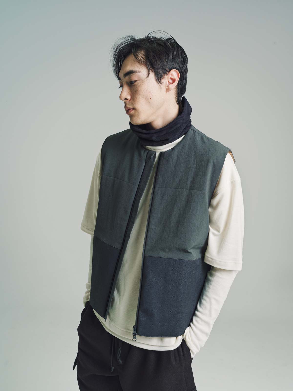 GR10K Padded Vest - Asphalt Grey | Garmentory