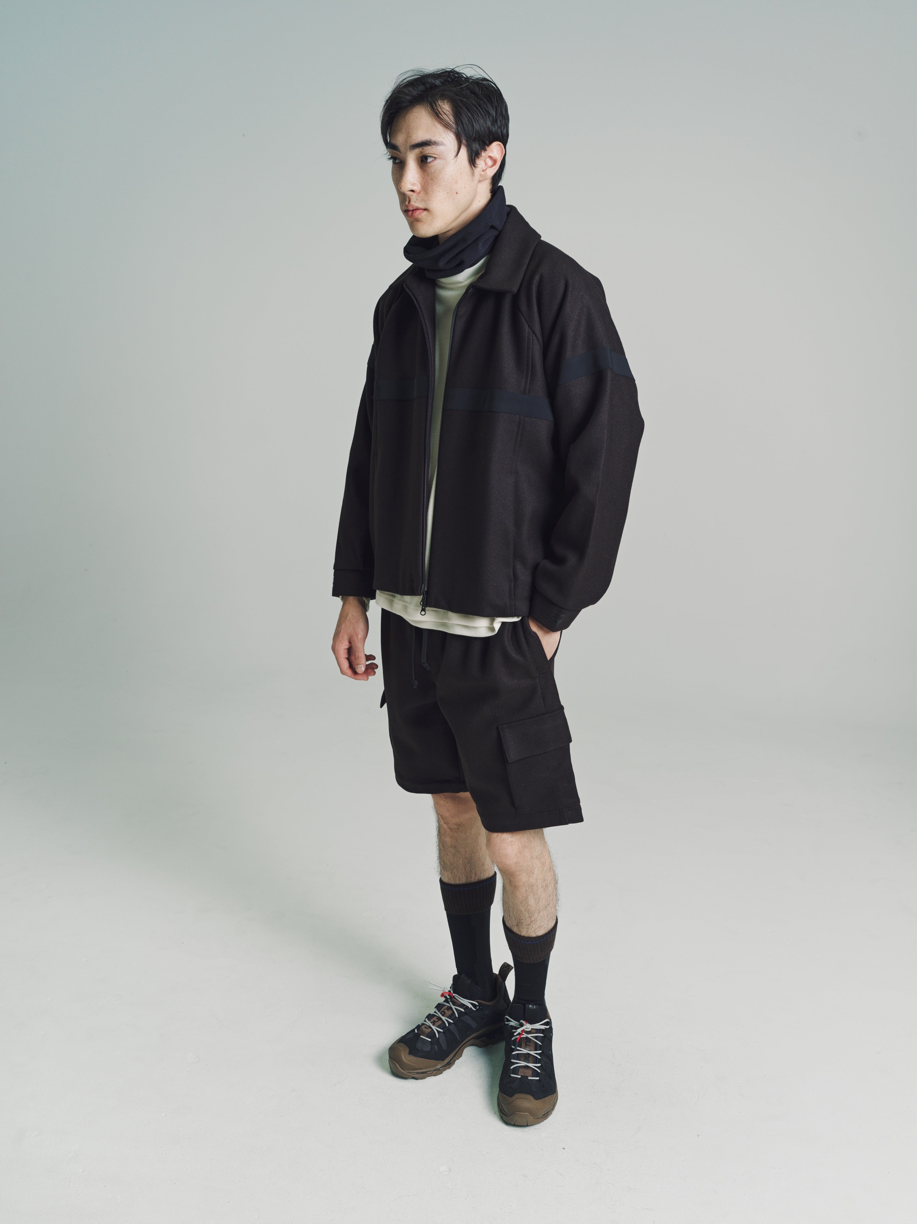 GR10K Soil Wool Panno Raglan Jacket - Brown | Garmentory