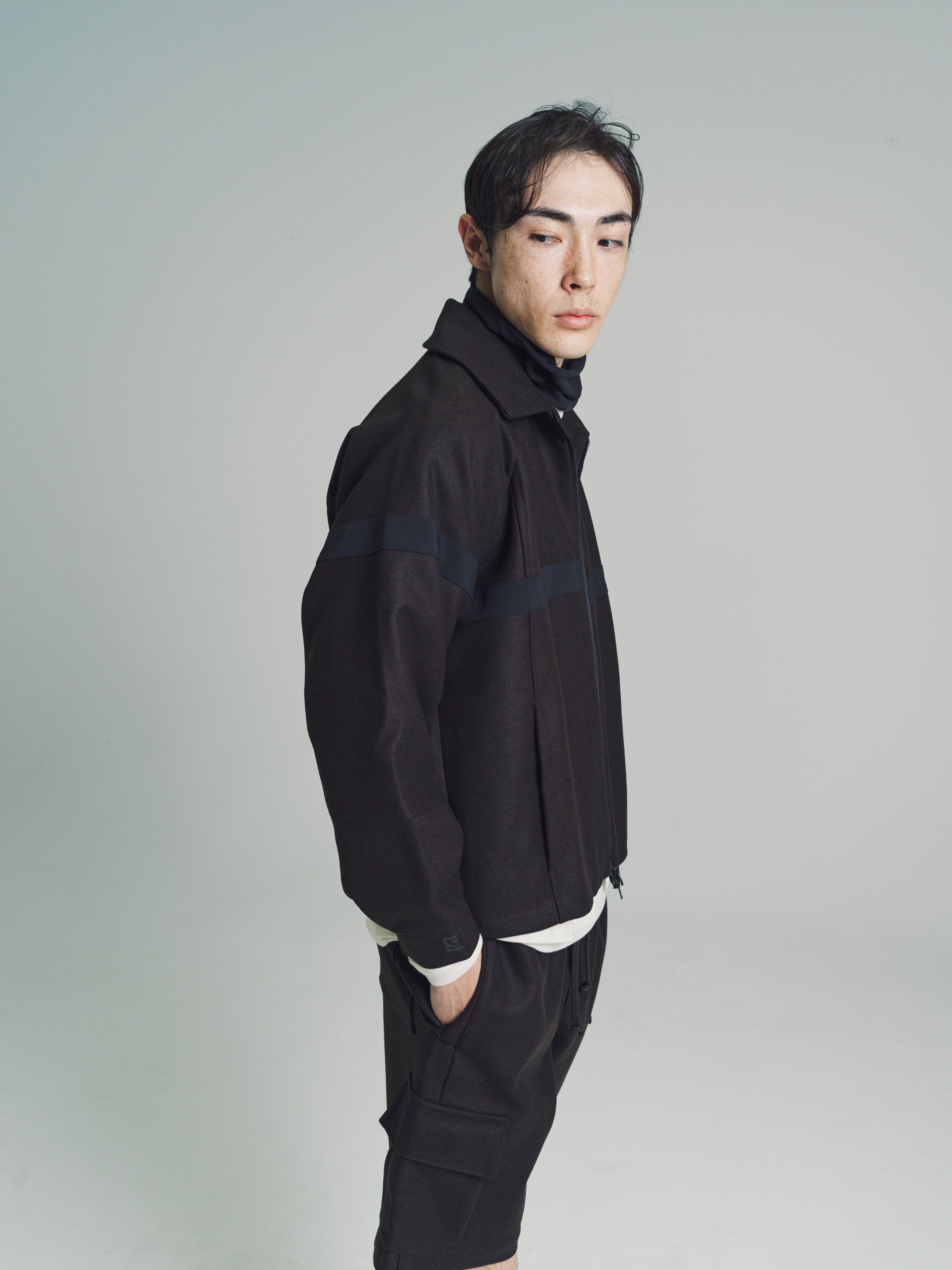 GR10K Soil Wool Panno Raglan Jacket - Brown | Garmentory