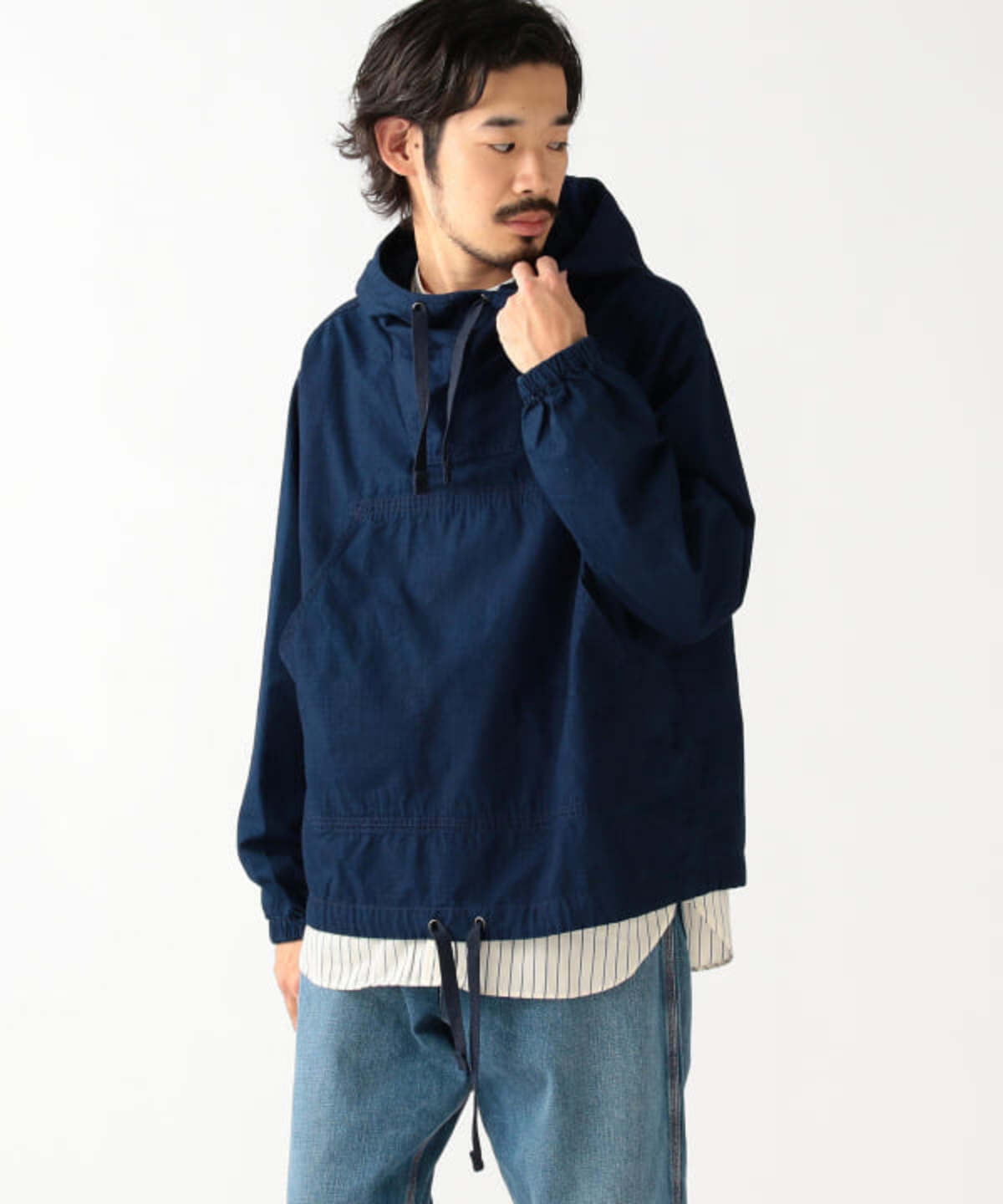 Beams Plus Rip Stop Mil Smock - Indigo | Garmentory