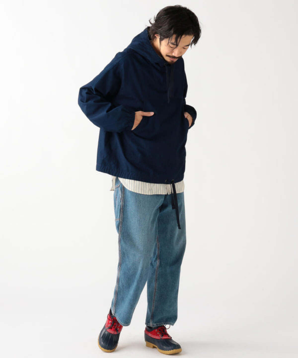 Beams Plus Rip Stop Mil Smock - Indigo | Garmentory