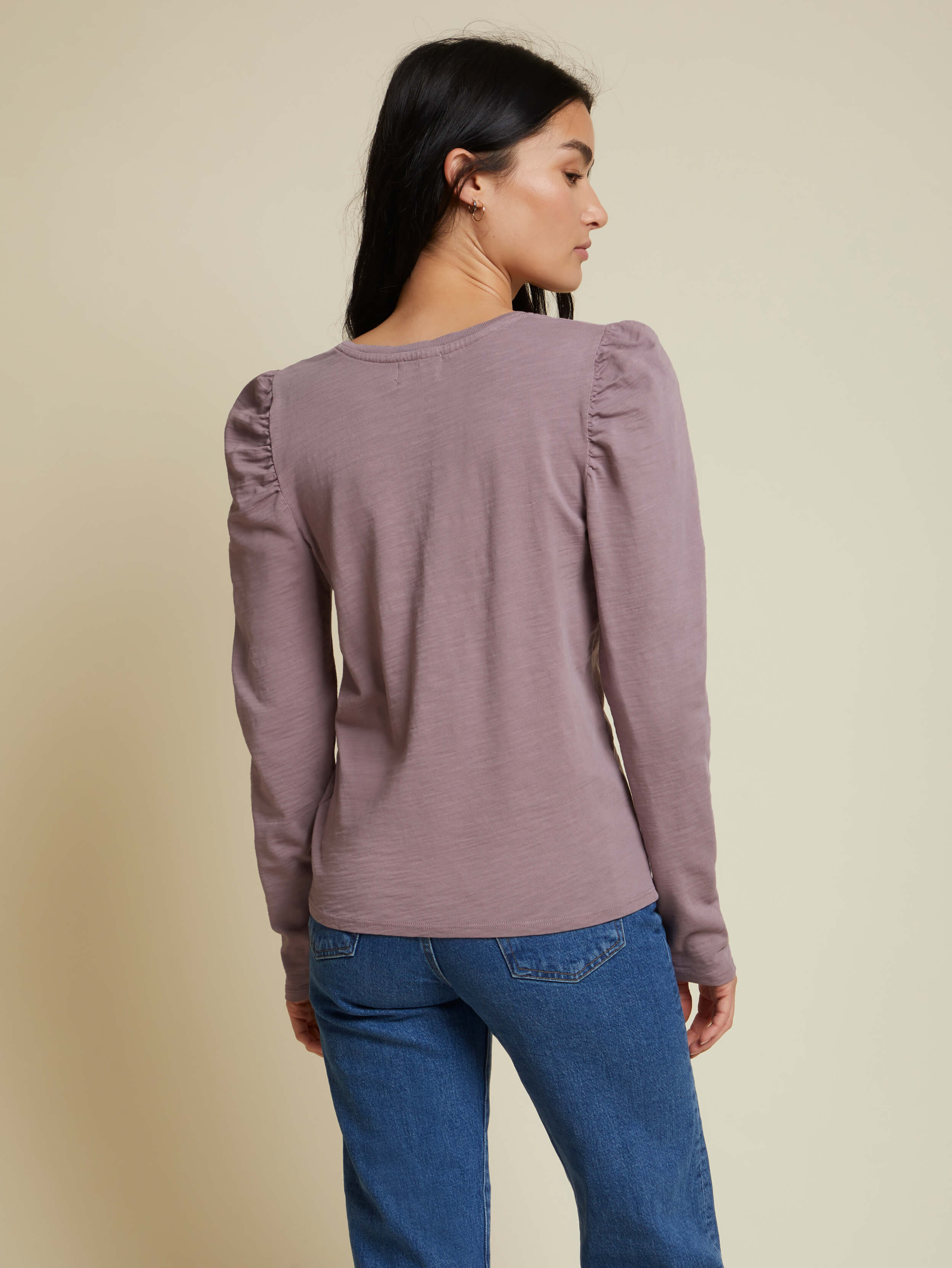 Nation Ltd Distressed Flocked Top