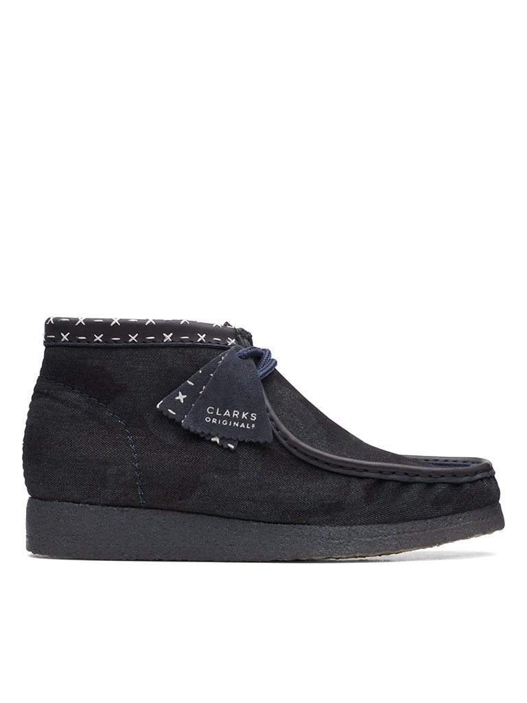 Clarks Wallabee Boot- Denim Blue | Garmentory