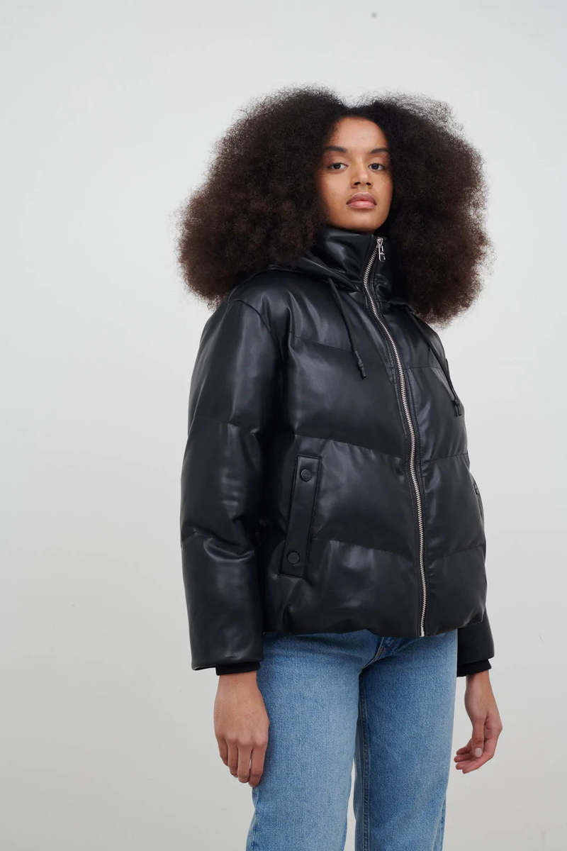 jakke. Poppy Puffer Jacket - Black | Garmentory