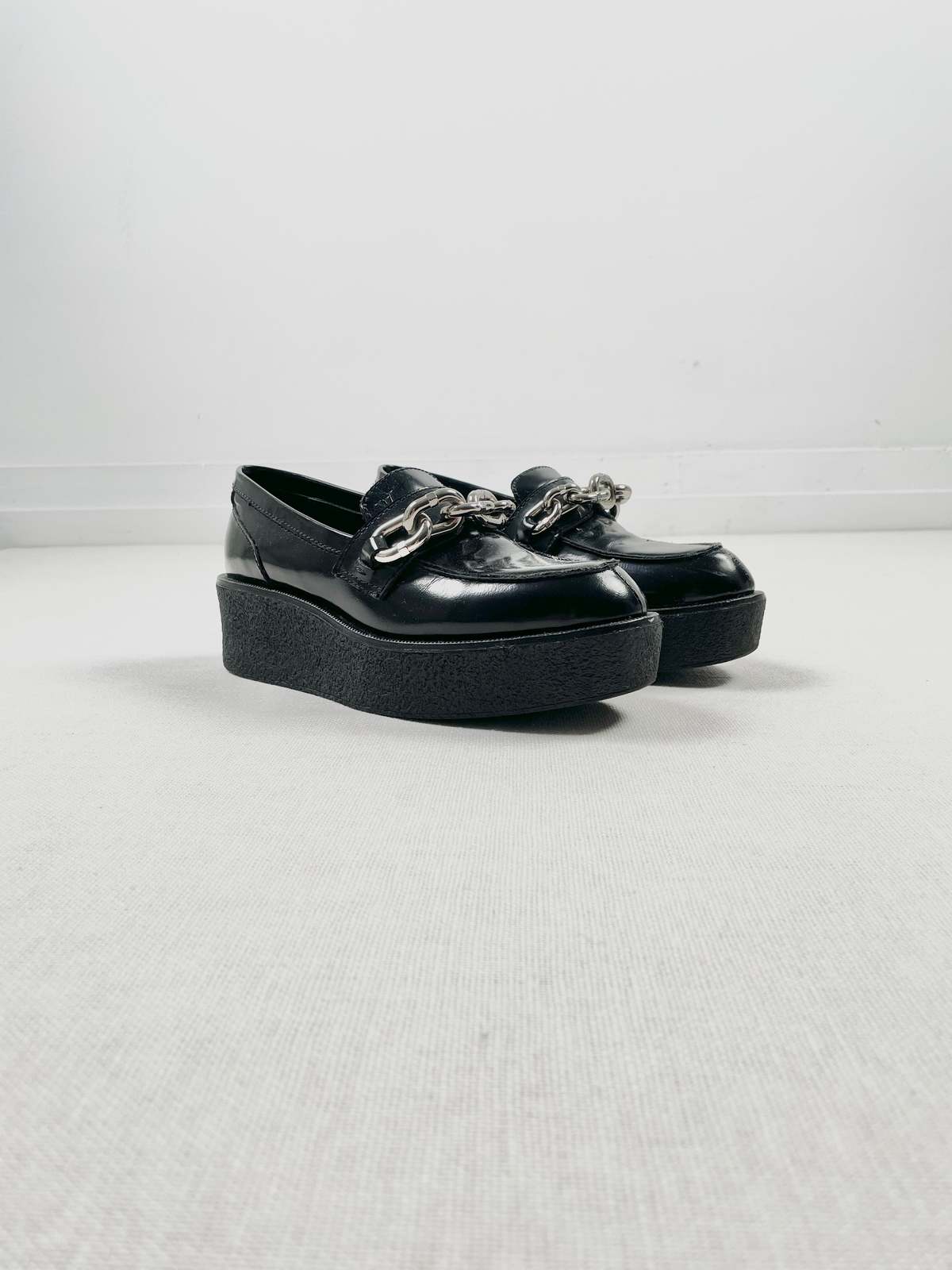 Louis Vuitton Platform Wedge Patent Leather Graduate Loafers | Garmentory