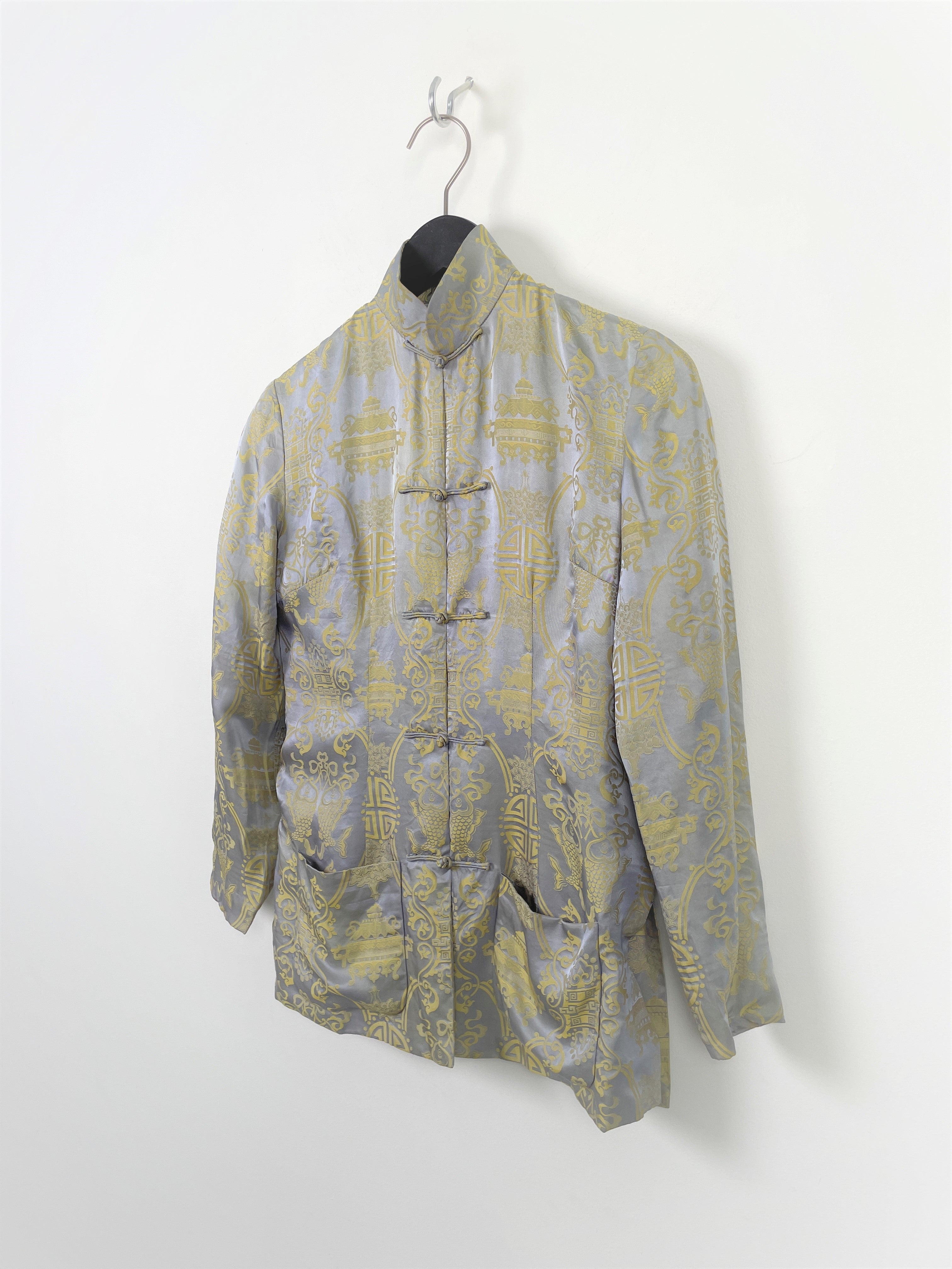 Shanghai Tang Silk Jacquard Tang Jacket | Garmentory