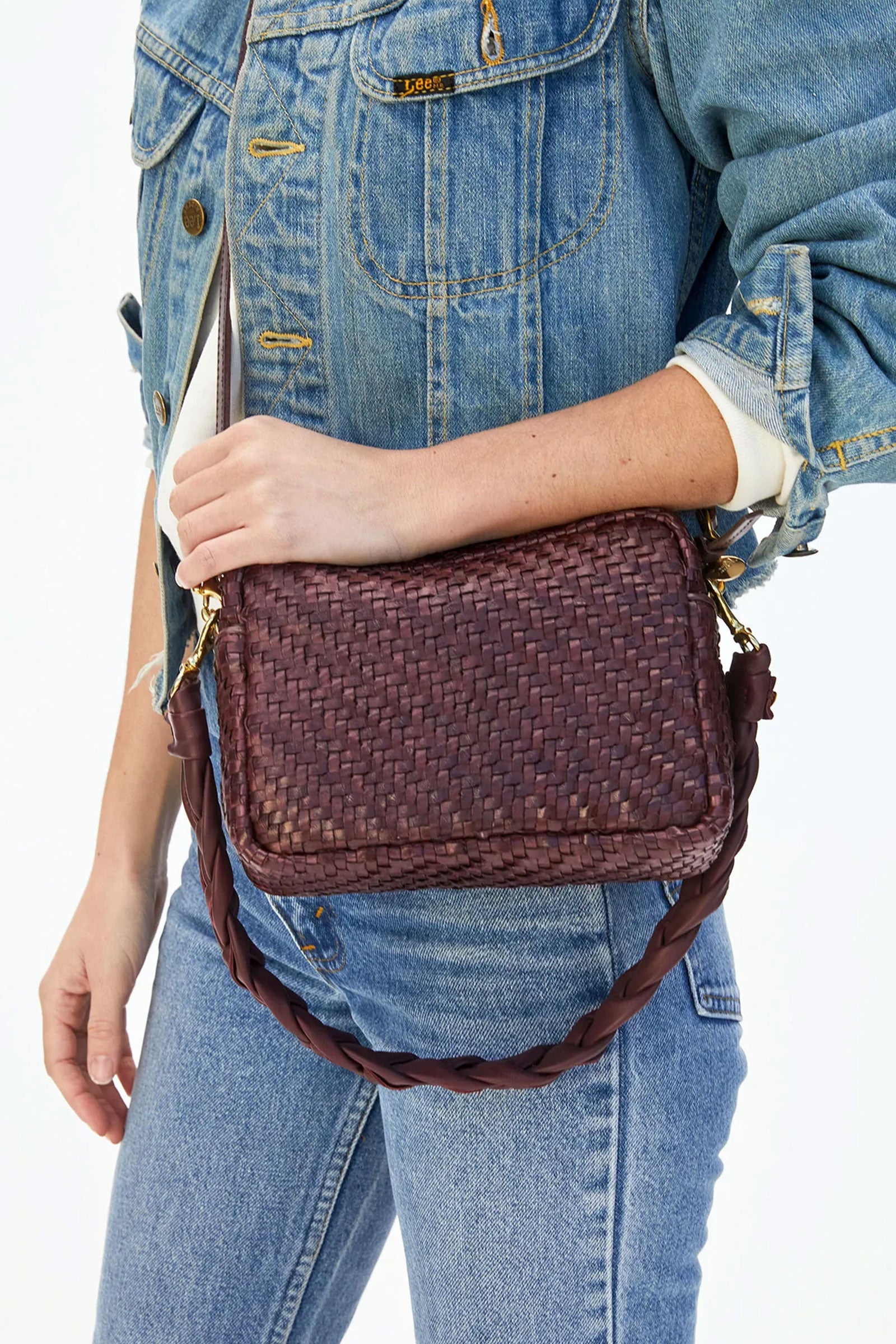 Clare V. Braided Shoulder Strap - Plum | Garmentory