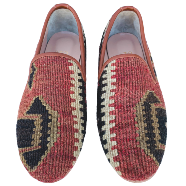 Ocelot Market Turkish Kilim Loafer - Rust/Black | Garmentory