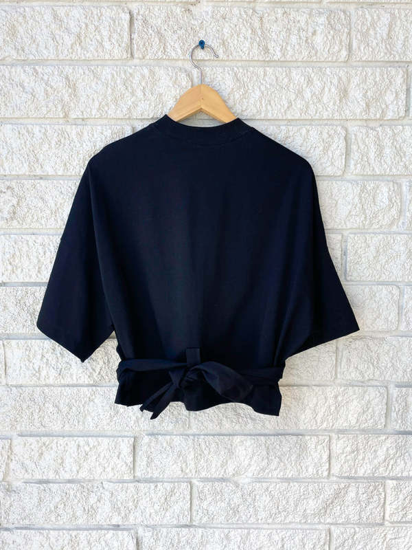 3.1 Phillip Lim TWISTED TIE BACK T-SHIRT | Garmentory