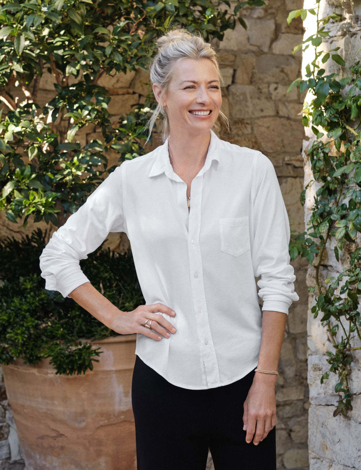 Frank & Eileen Barry Button Up - White | Garmentory