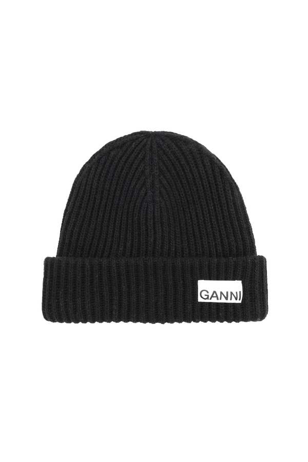 Ganni Structured Rib Beanie | Garmentory