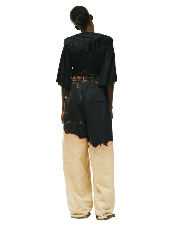 VETEMENTS Bleached effect sweatpants - Black | Garmentory