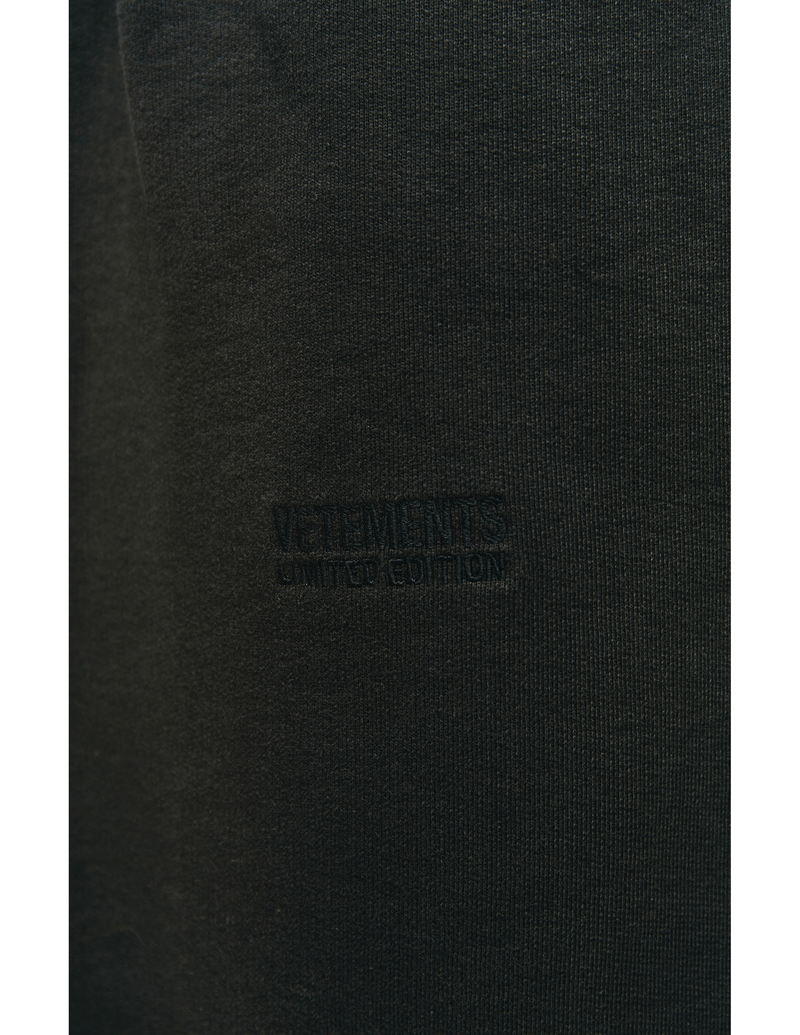 VETEMENTS Bleached effect sweatpants - Black | Garmentory