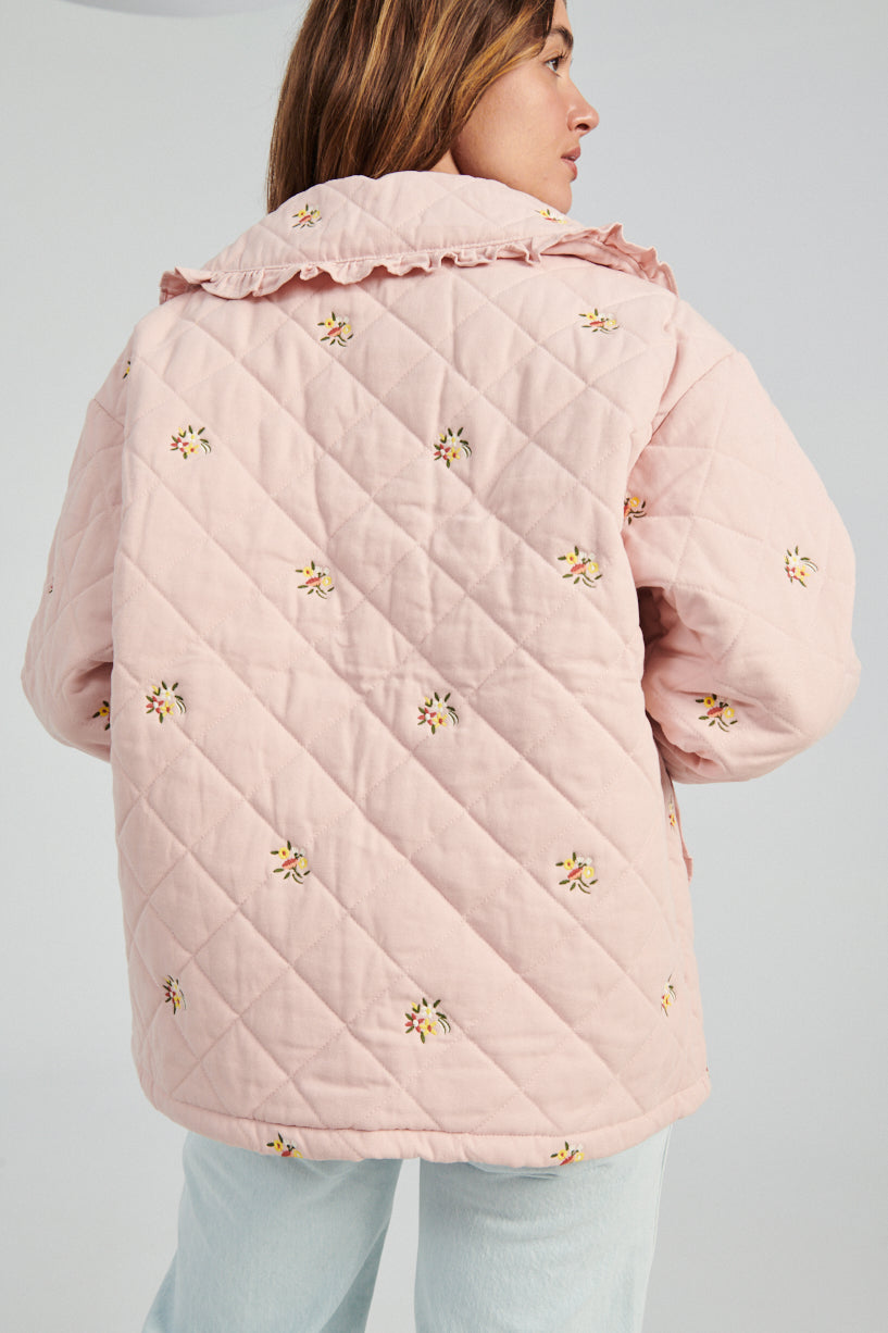 Meadows Birch Jacket - Pink Floral | Garmentory