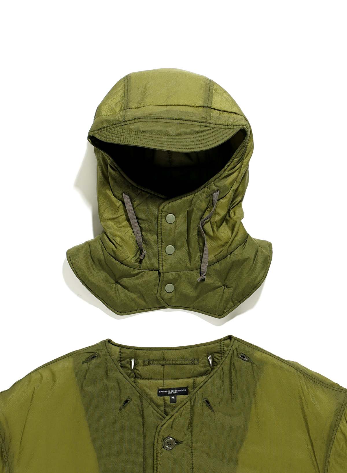 Engineered Garments Nylon Micro Ripstop Liner Jacket - Olive | Garmentory