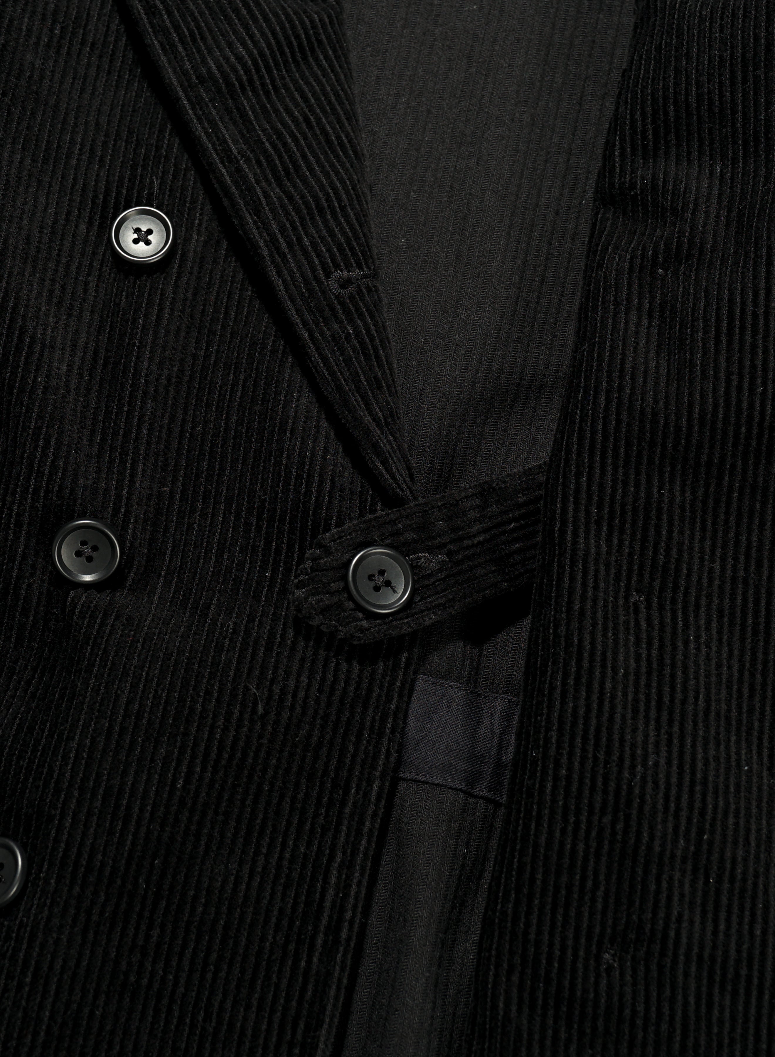 Engineered Garments Cotton 8W Corduroy Reefer Jacket - Black | Garmentory