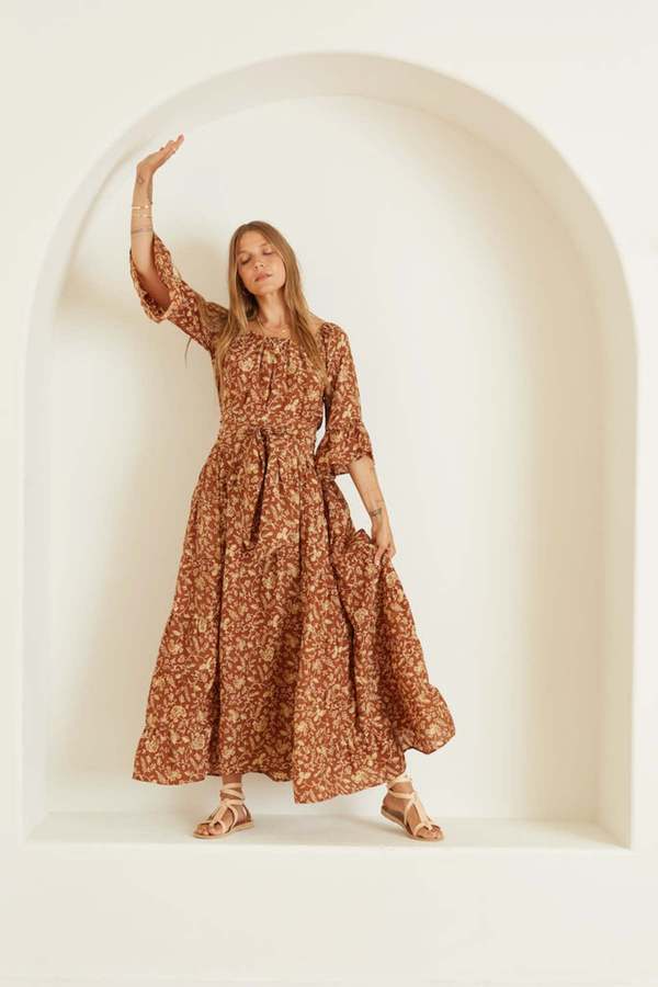 Natalie Martin Mesa Maxi - Maple | Garmentory