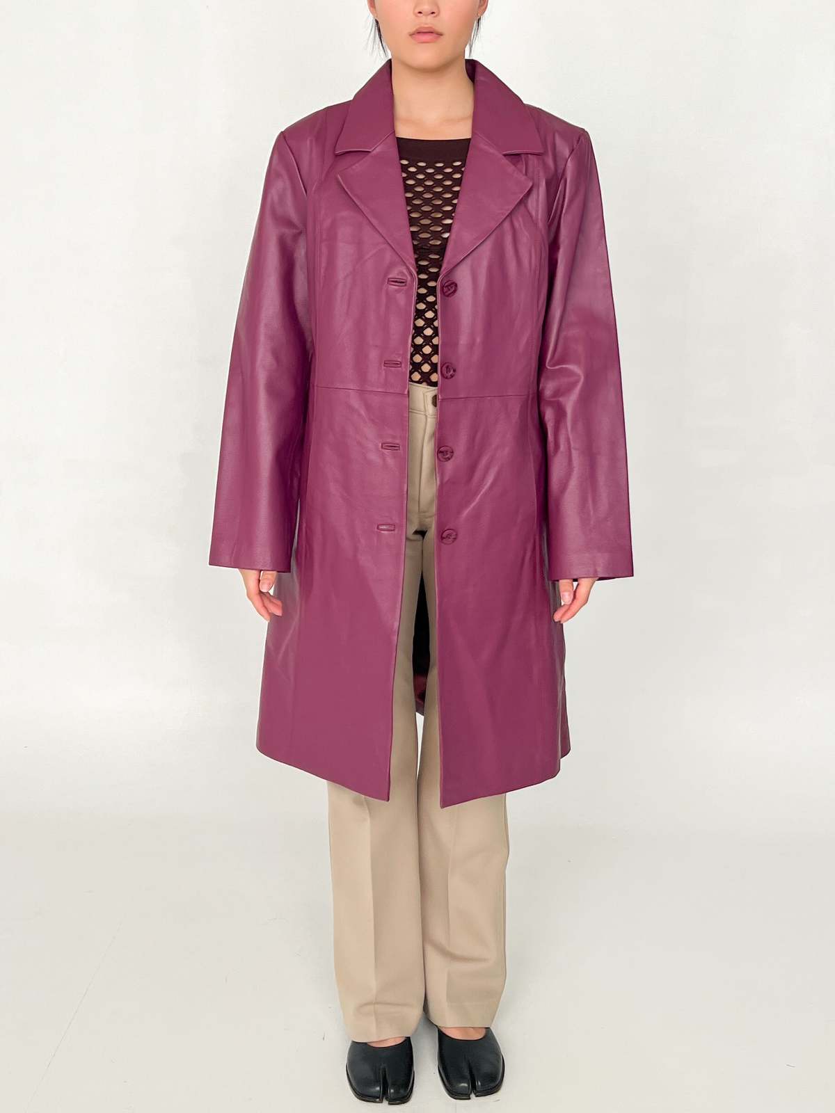 Leather Jacket - Plum | Garmentory