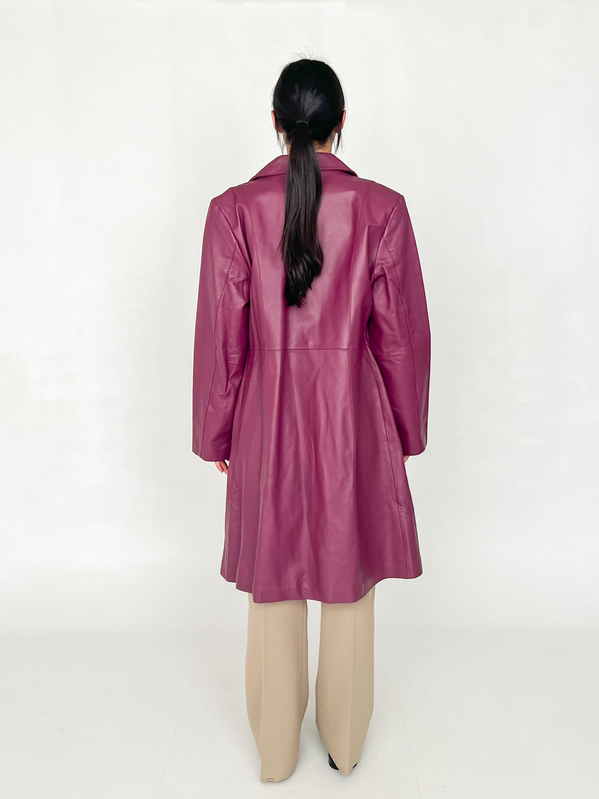 Leather Jacket - Plum | Garmentory
