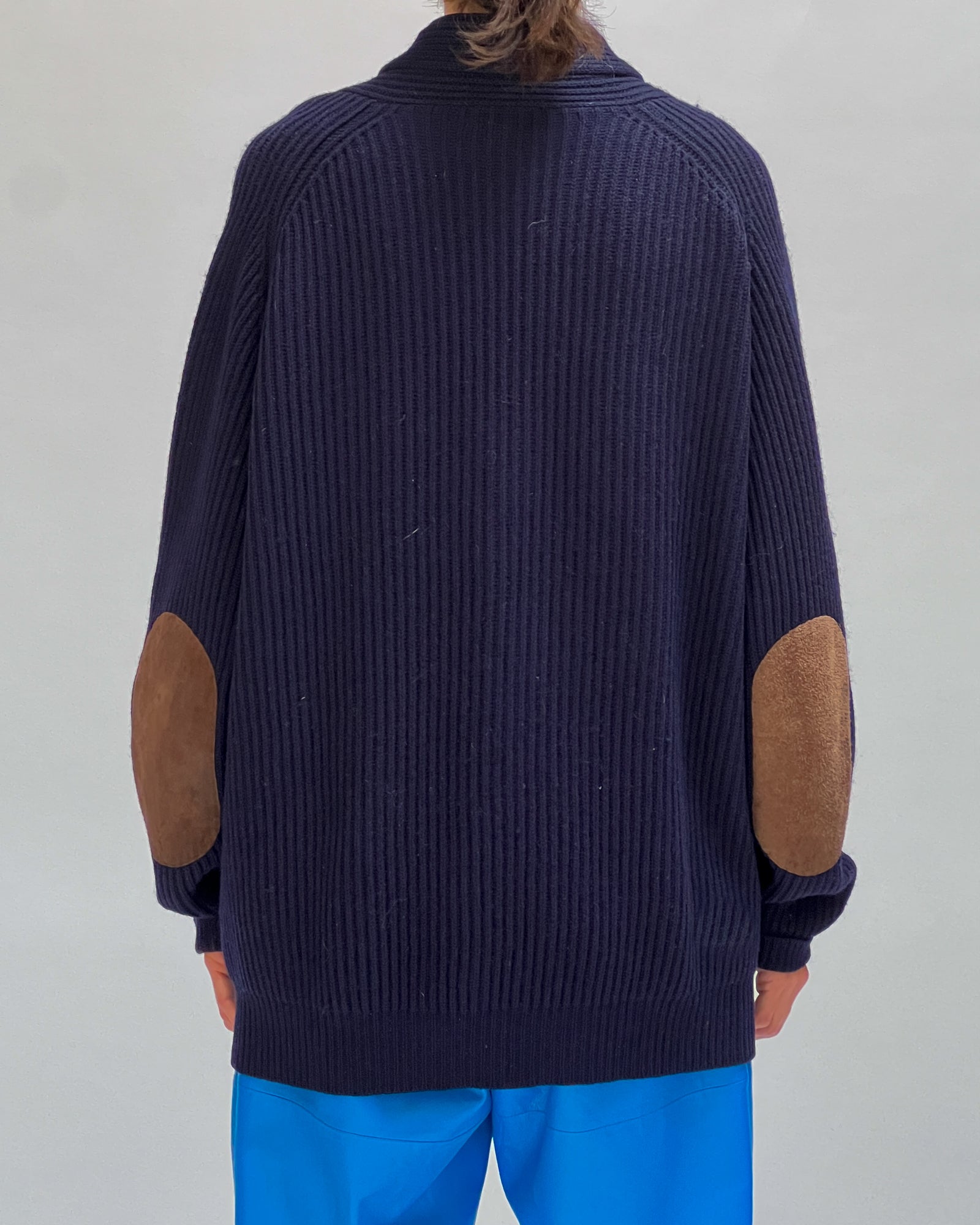 Chunky Cardigan - Navy | Garmentory