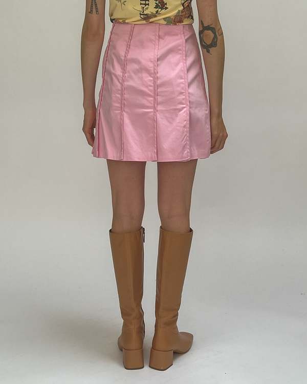 Pleat Mini - Pink | Garmentory