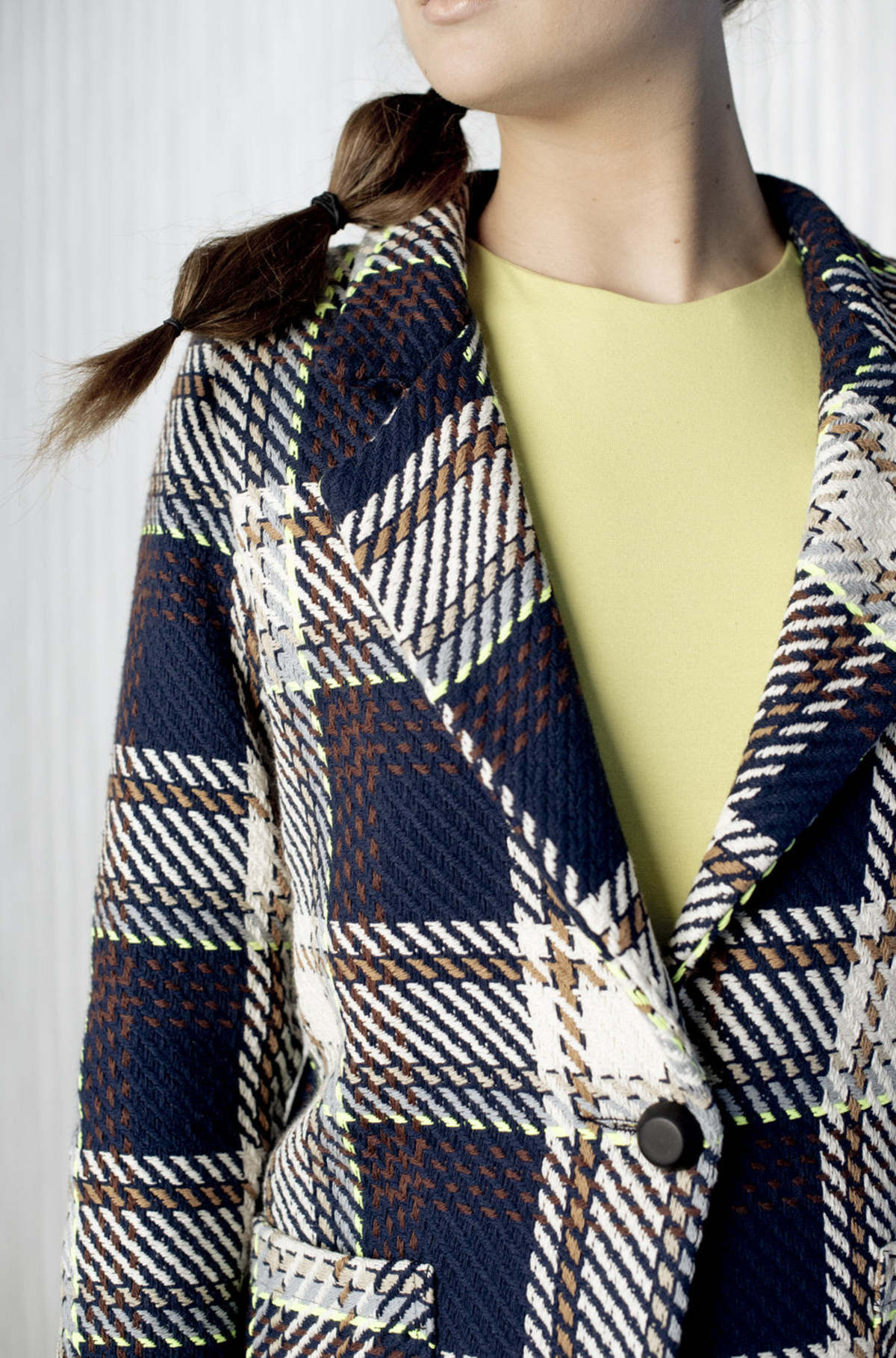 BODYBAG by Jude Erwin Tweed Blazer - Fluo | Garmentory