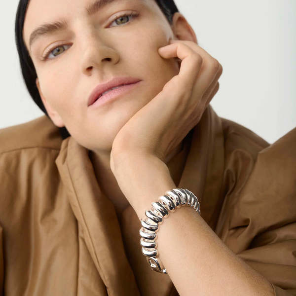 Jenny Bird sofia mega bracelet - silver | Garmentory