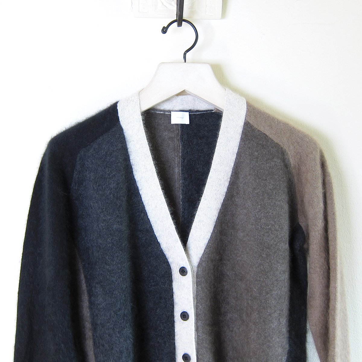 CT Plage Color-block Cardigan - Grey Pattern | Garmentory