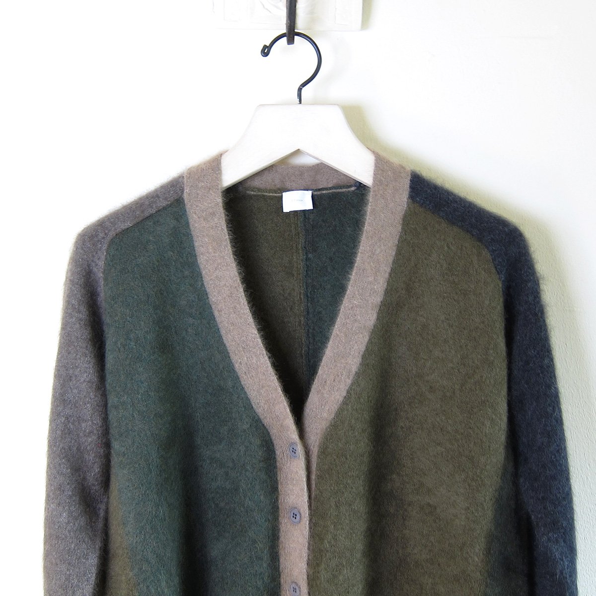 CT Plage Color-block Cardigan - Khaki Pattern | Garmentory