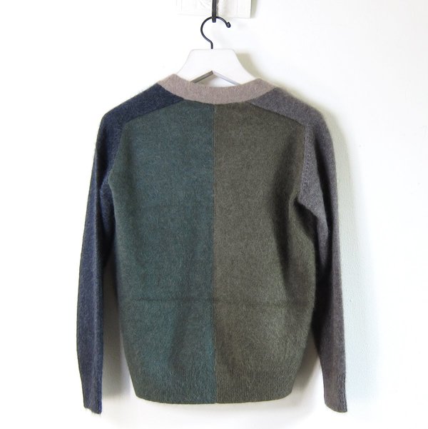 CT Plage Color-block Cardigan - Khaki Pattern | Garmentory