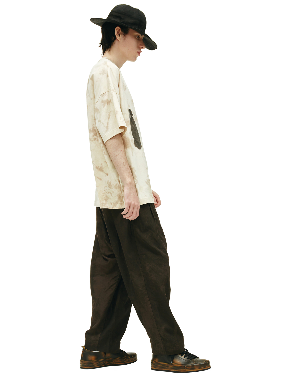 Ziggy Chen print T-shirt - Beige | Garmentory