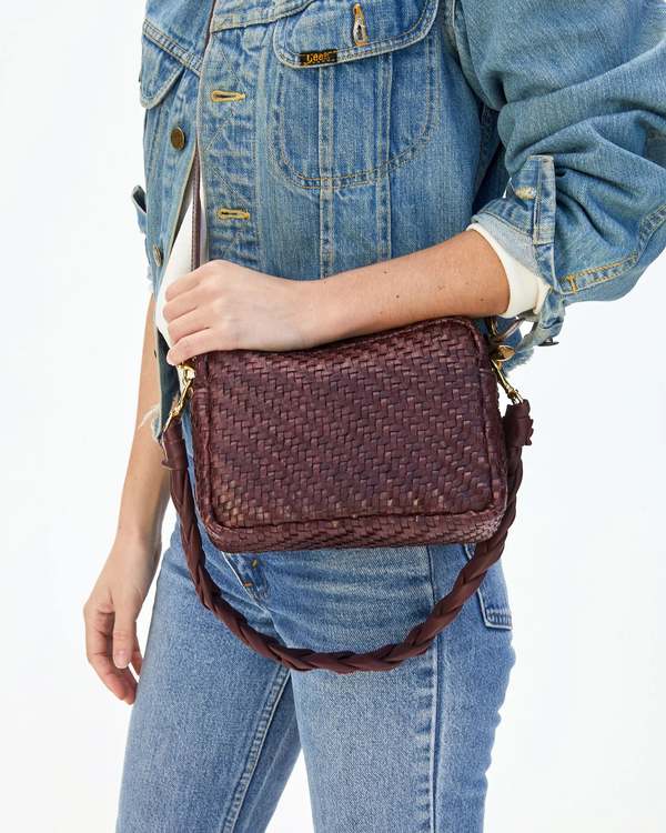 Clare V. Braided Shoulder Strap - Plum | Garmentory