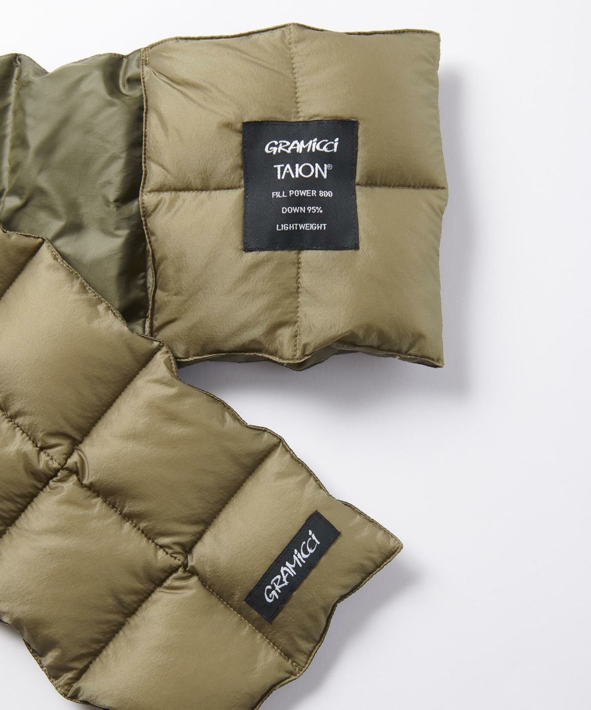 Gramicci Taion Down Scarf - Black | Garmentory