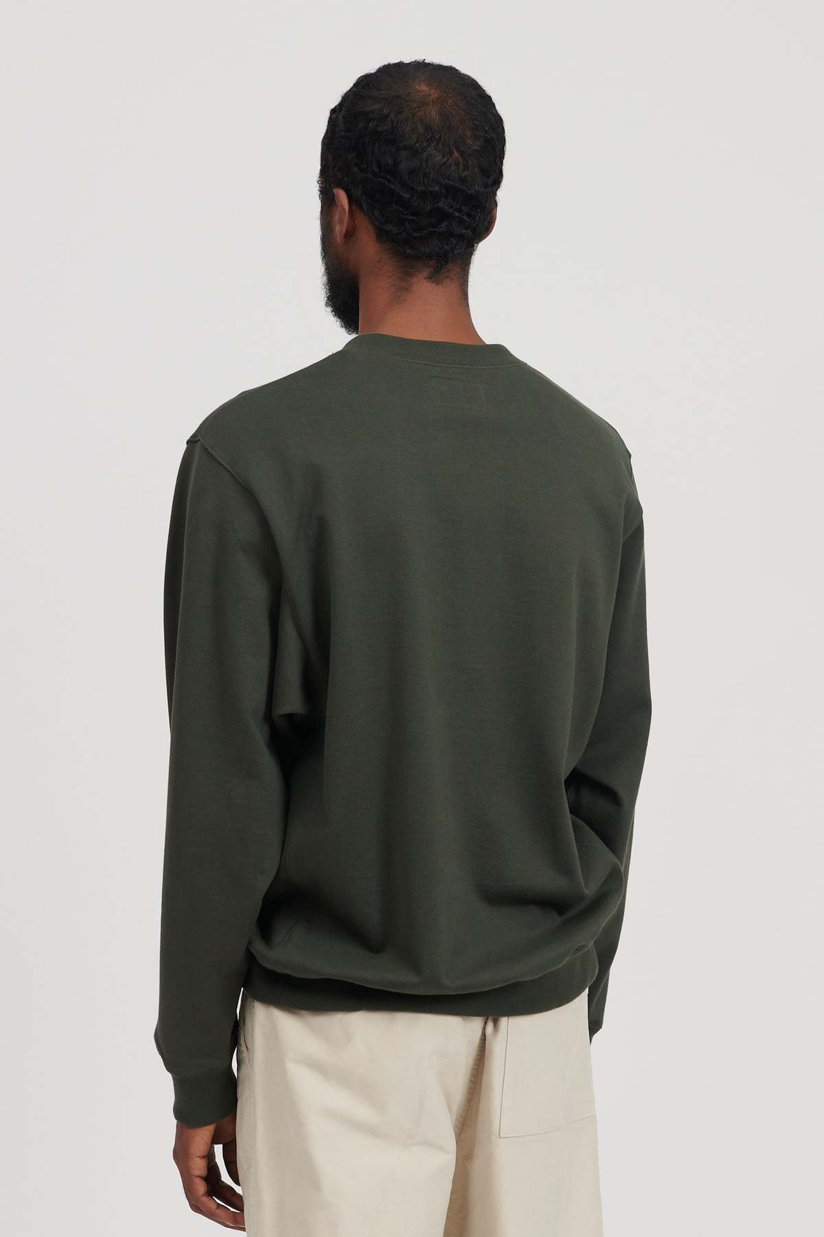 Still By Hand Pivot Sleeve Sweatshirt - Green | Garmentory