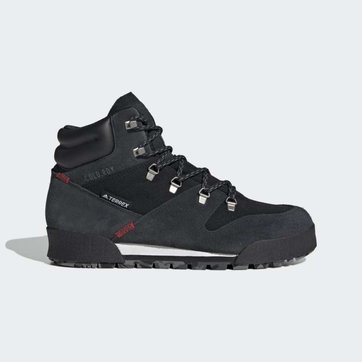 Adidas Terrex Snowpitch COLD RDY Hiking Boots - Core Black/Scarlet ...