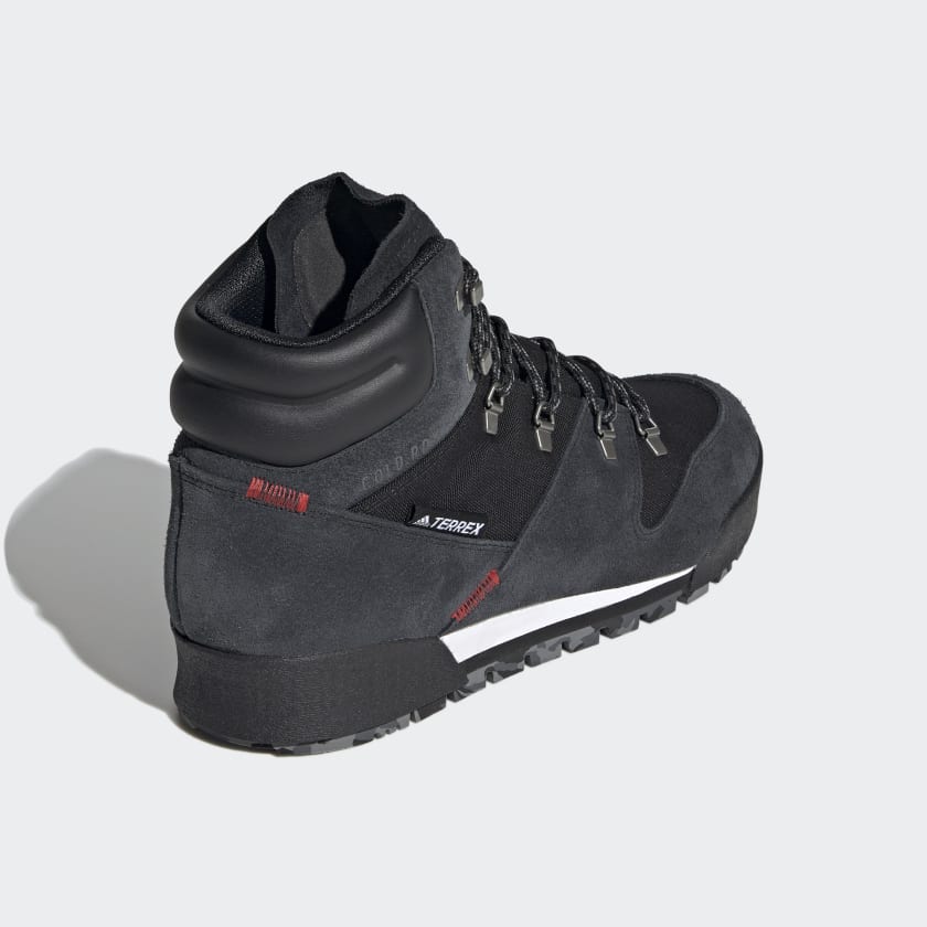 Adidas Terrex Snowpitch COLD RDY Hiking Boots - Core Black/Scarlet ...