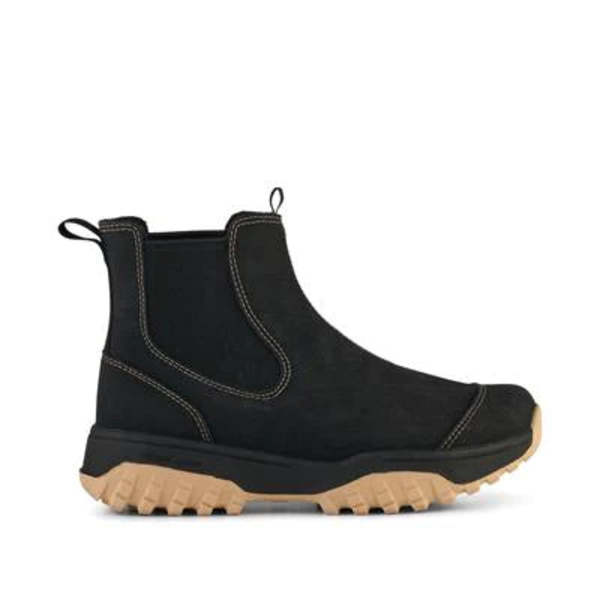 Woden Magda Rubber Track Boot in Black Contrast | Garmentory