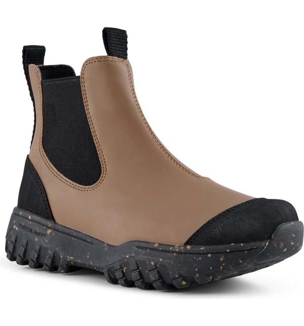 Woden Magda Waterproof Rubber Track Boot - Latte | Garmentory