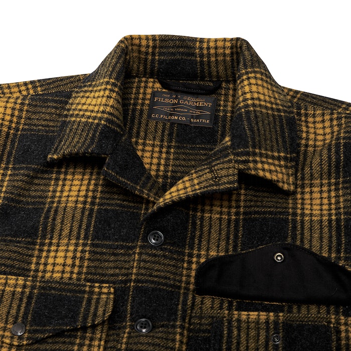 Filson Mackinaw Wool Cruiser Jacket - Gold Ochre Ombre | Garmentory